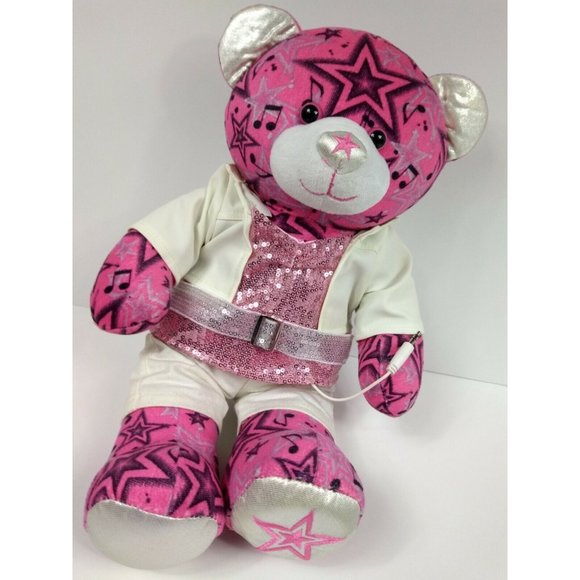 Build-A-Bear | Toys | Build A Bear 5 Pink Music Star Plush Bear Aux ...
